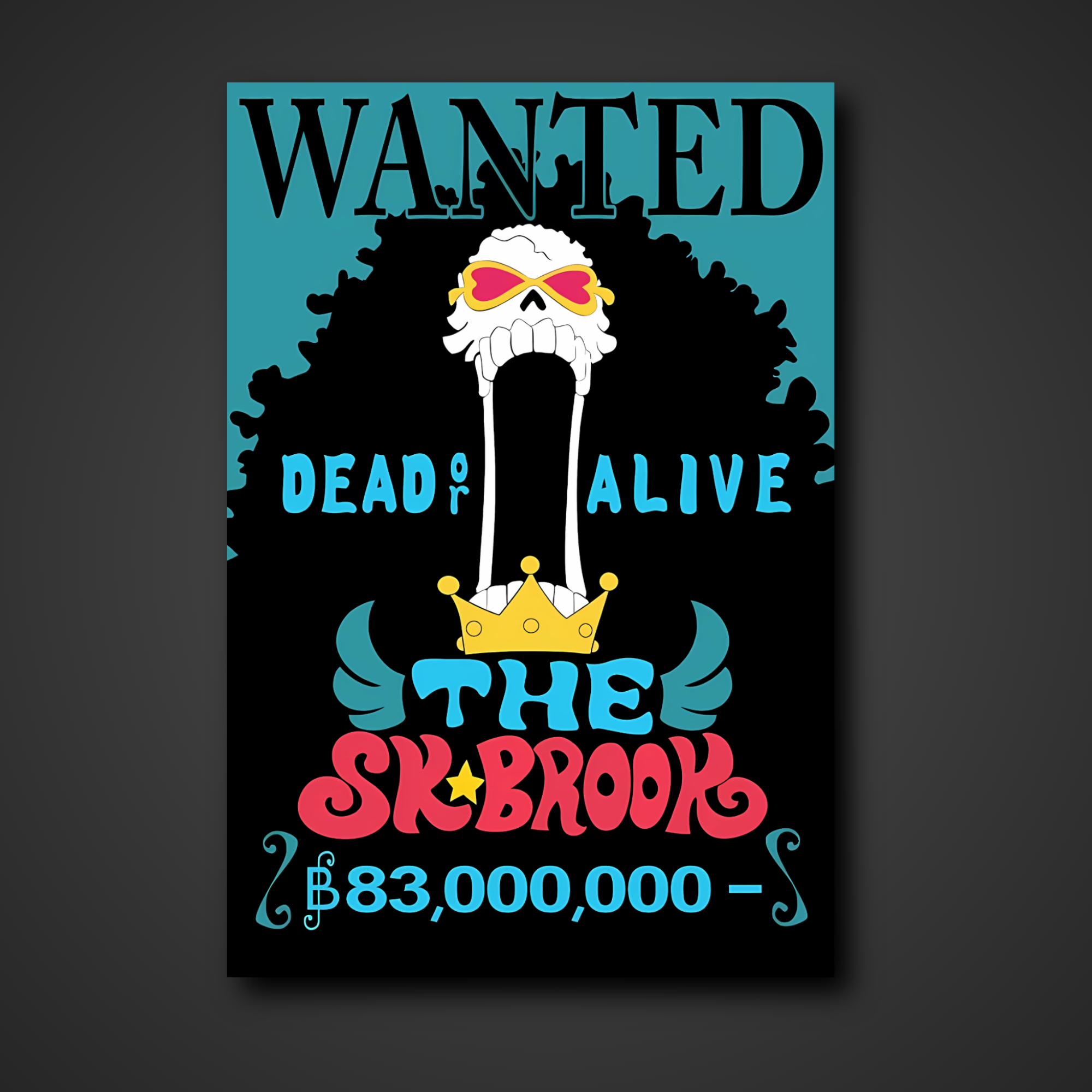 Skybrook 83 Million Berry Bounty Poster - A3 & A4 One Piece Pirate Wal ...
